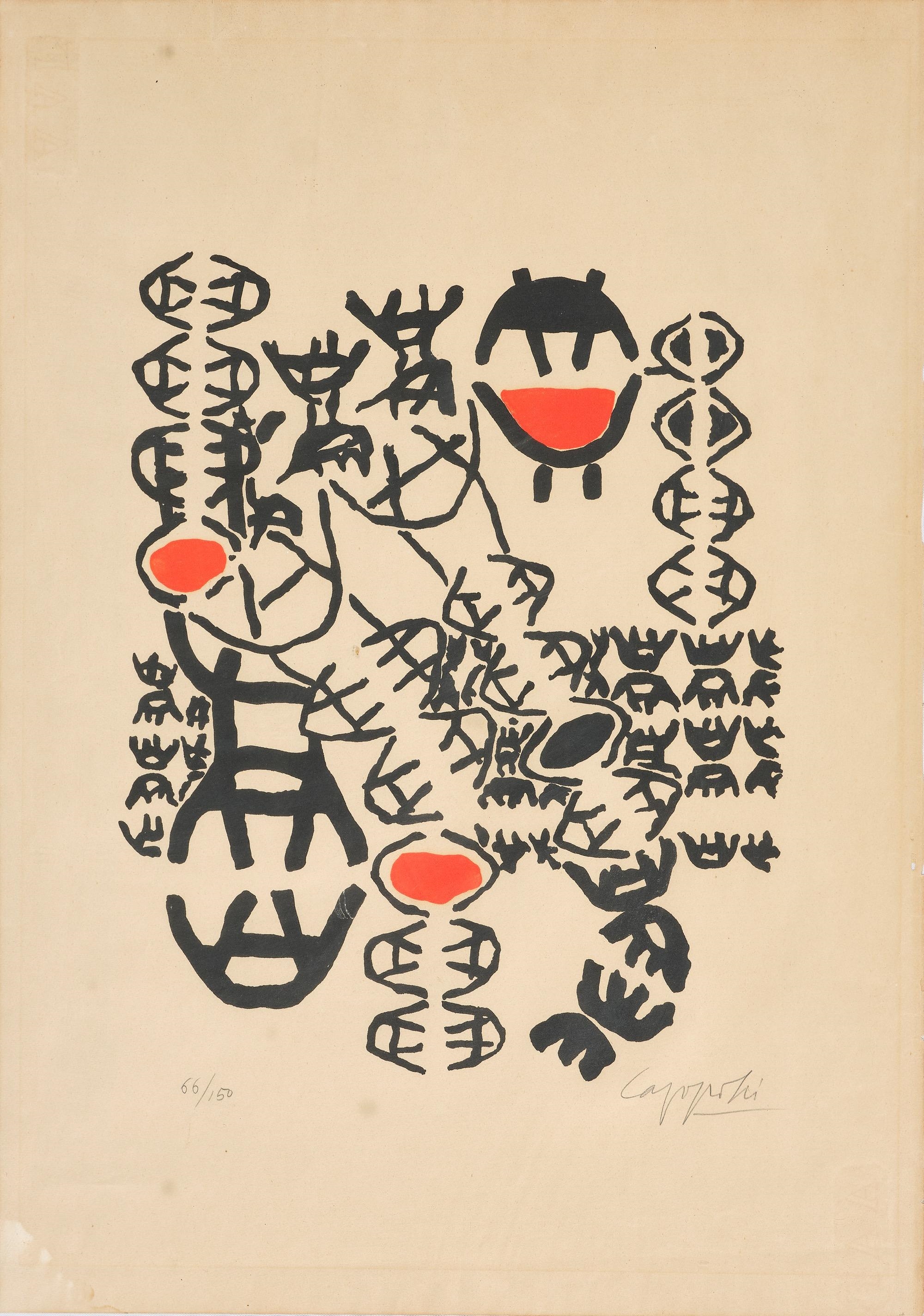 Giuseppe Capogrossi | Lot von zwei Lithografien | MutualArt