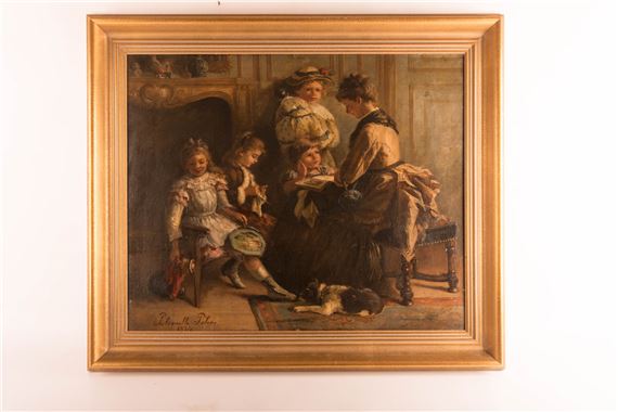 Pietronella Peters | Pietronella Peters, Familie am Nachmittag | MutualArt