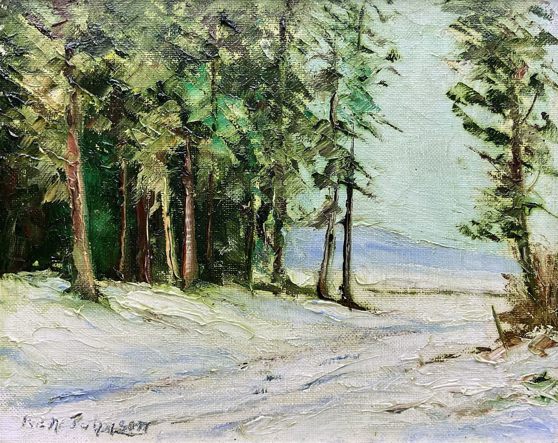Ken Johnson | The Pine Wood in January (1981) | MutualArt