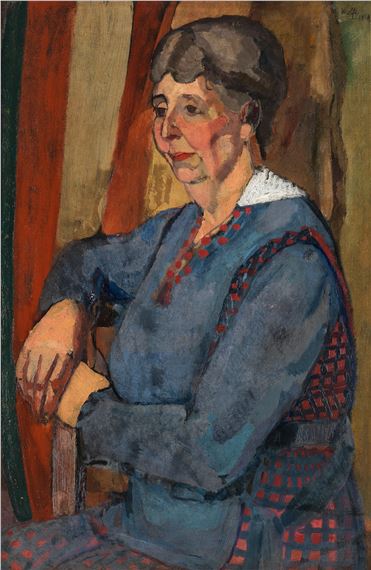 Edward Wolfe | Portrait of Eva Leech (1918) | MutualArt