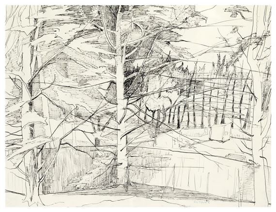 Maud Frances Eyston Sumner | River Running Through a Tree Filled ...