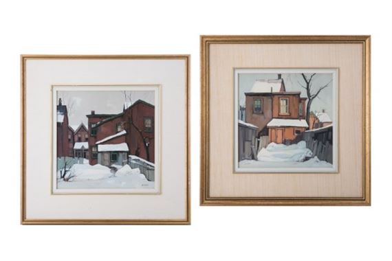 James Birnie | Back Yard Houses; Behind Hamilton Street, Toronto ...