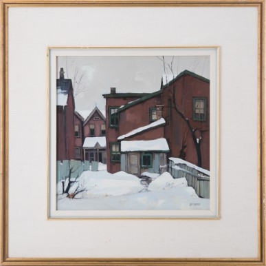 James Birnie | Back Yard Houses; Behind Hamilton Street, Toronto ...