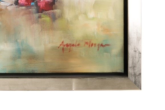 Angela Morgan | Lady with Umbrella | MutualArt