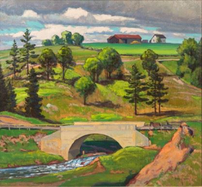 Frederick S. Haines | German Mills Creek and Hoad's Farm | MutualArt