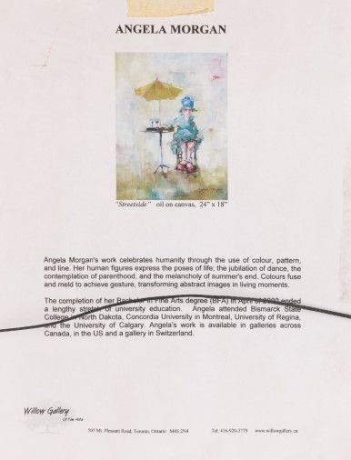 Angela Morgan | Lady with Umbrella | MutualArt