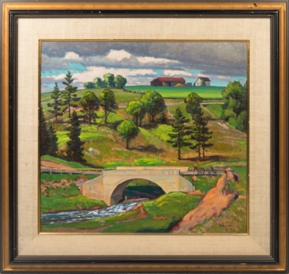 Frederick S. Haines | German Mills Creek and Hoad's Farm | MutualArt