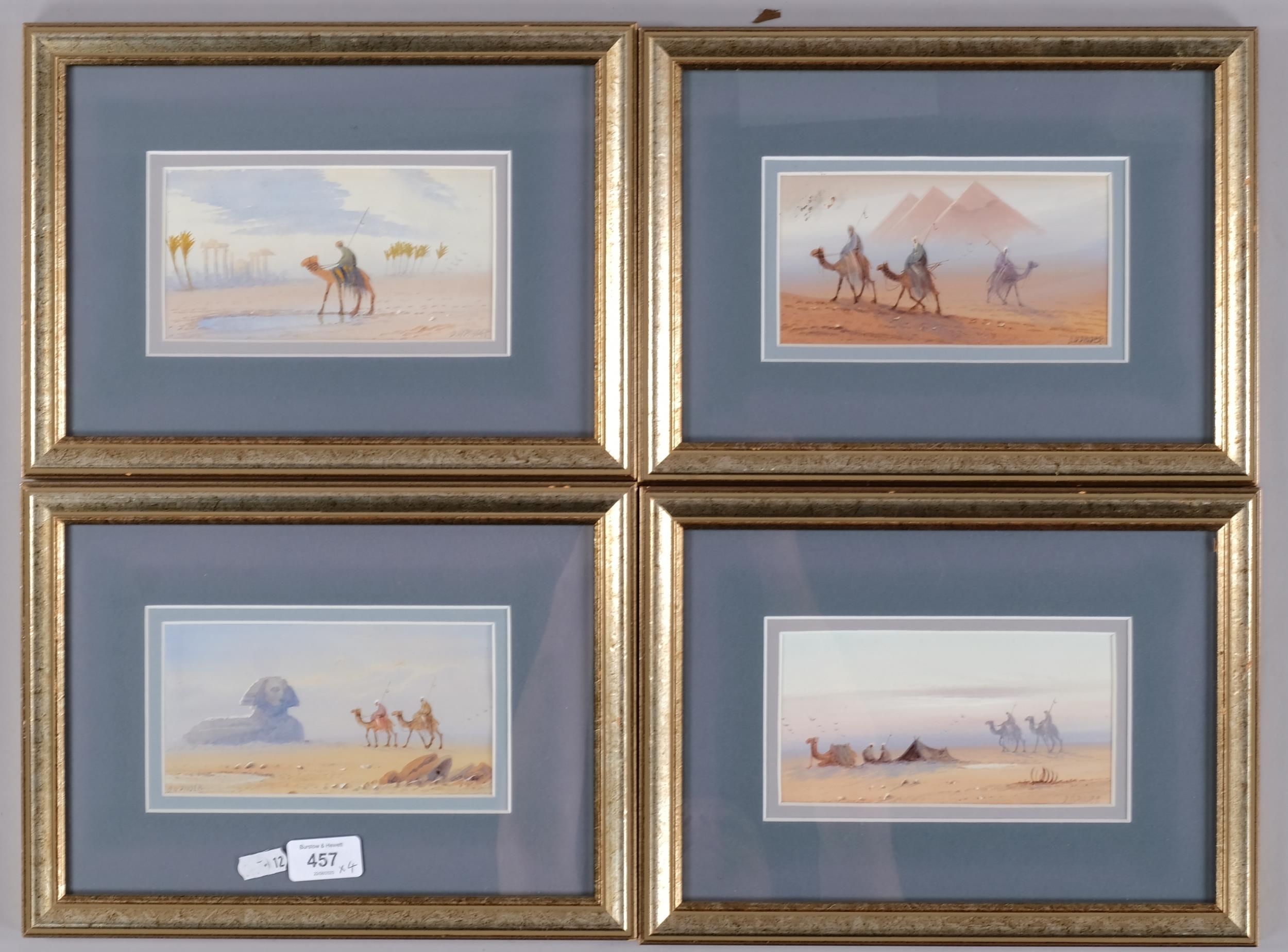 Douglas Houzen Pinder | 4 North African desert scenes | MutualArt