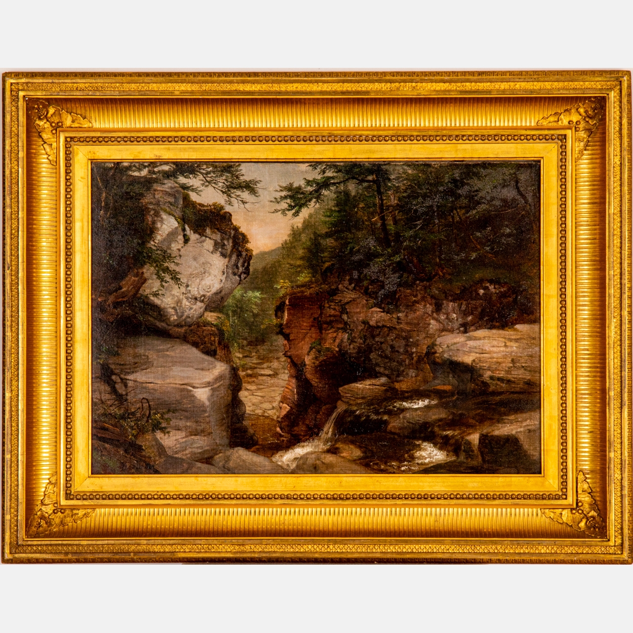 Asher B. Durand | Fawn's Leap Catskills | MutualArt