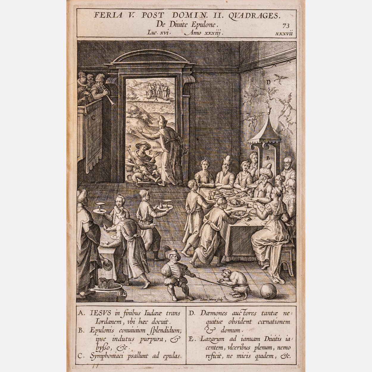 Johannes Wierix | The Rich Priest | MutualArt