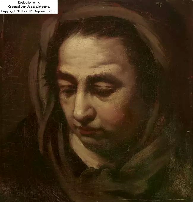 Francisco José de Goya y Lucientes | Head study of a woman wearing a ...