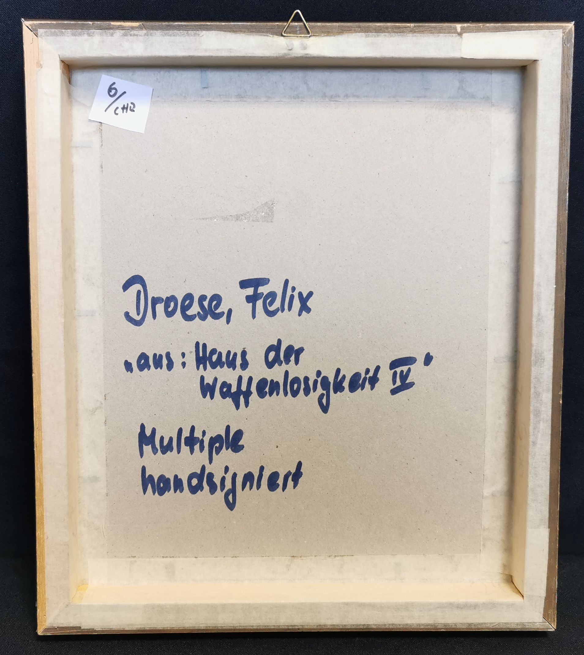 Felix Droese | Haus der Waffenlosigkeit IV (1988) | MutualArt