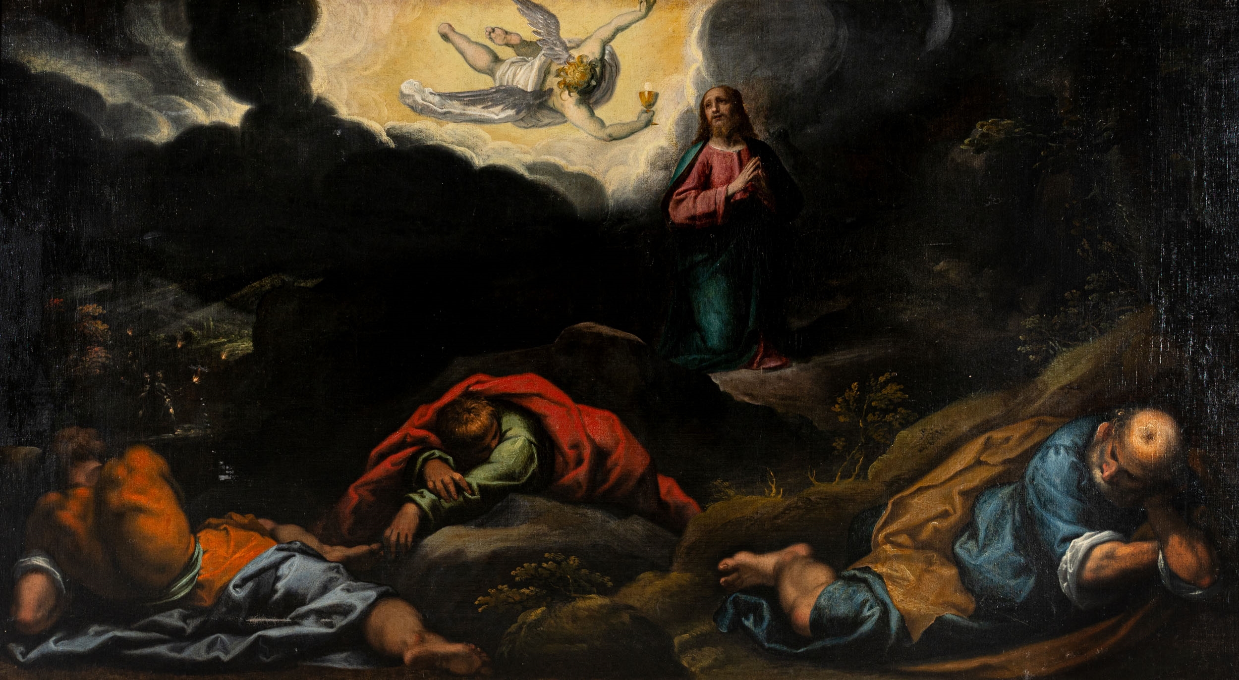 Venetian School, 17th Century | Apparition of Jesus | MutualArt