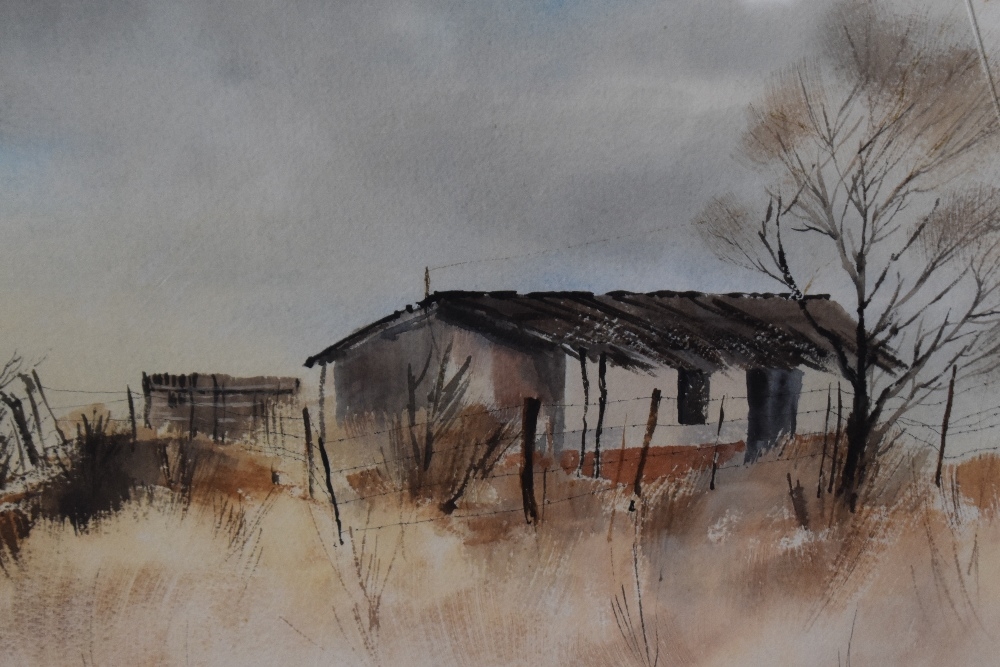 Richard Alexander Rennie | A barren South African landscape | MutualArt