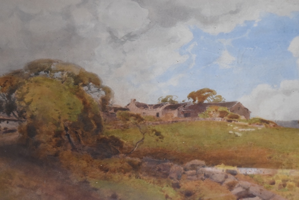 Fred Tucker | A pastoral landscape depicting a drystone wall leading to ...