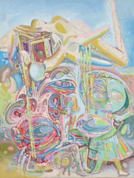 Jacques Arland | Composition; La Petite fille | MutualArt