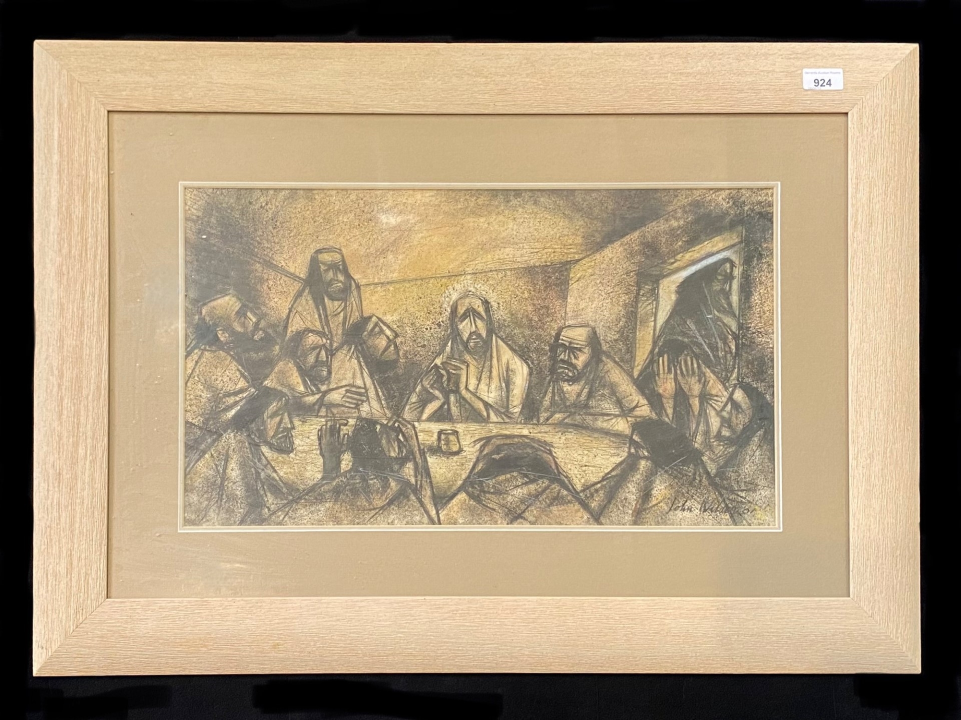David Wilson | John David Wilson 'The Last Supper'. Painted in Gouache ...