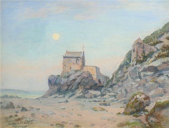 Pierre Marie Alfred Chapuis | Saint Aubert Chapel, Mont Saint Michel ...