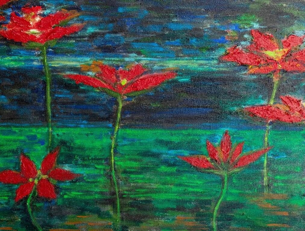Kayo Lennar | Floral Landscape | MutualArt