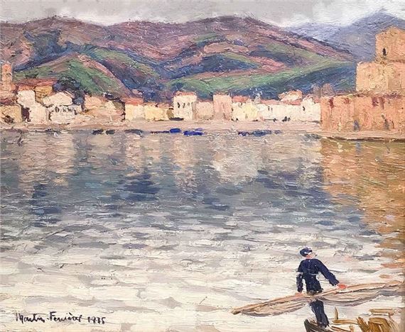 Jacques Martin-Ferrières | The port of collioures. 1935 (1935) | MutualArt