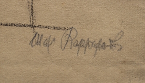 Max Rappaport | Skizze 'Frauenakt' / A sketch of a nude | MutualArt