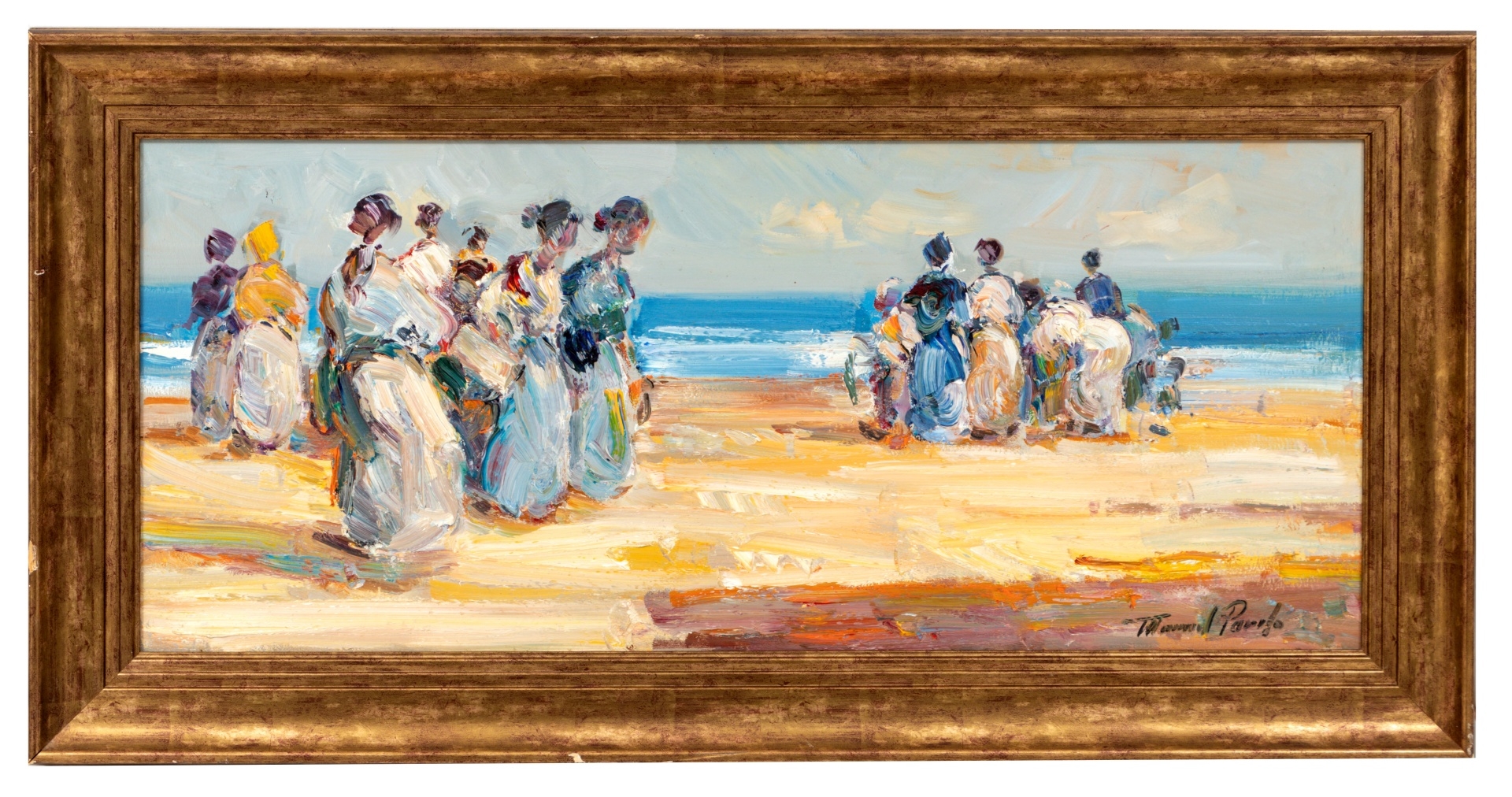 Manuel Pardo | Mujeres en la playa | MutualArt
