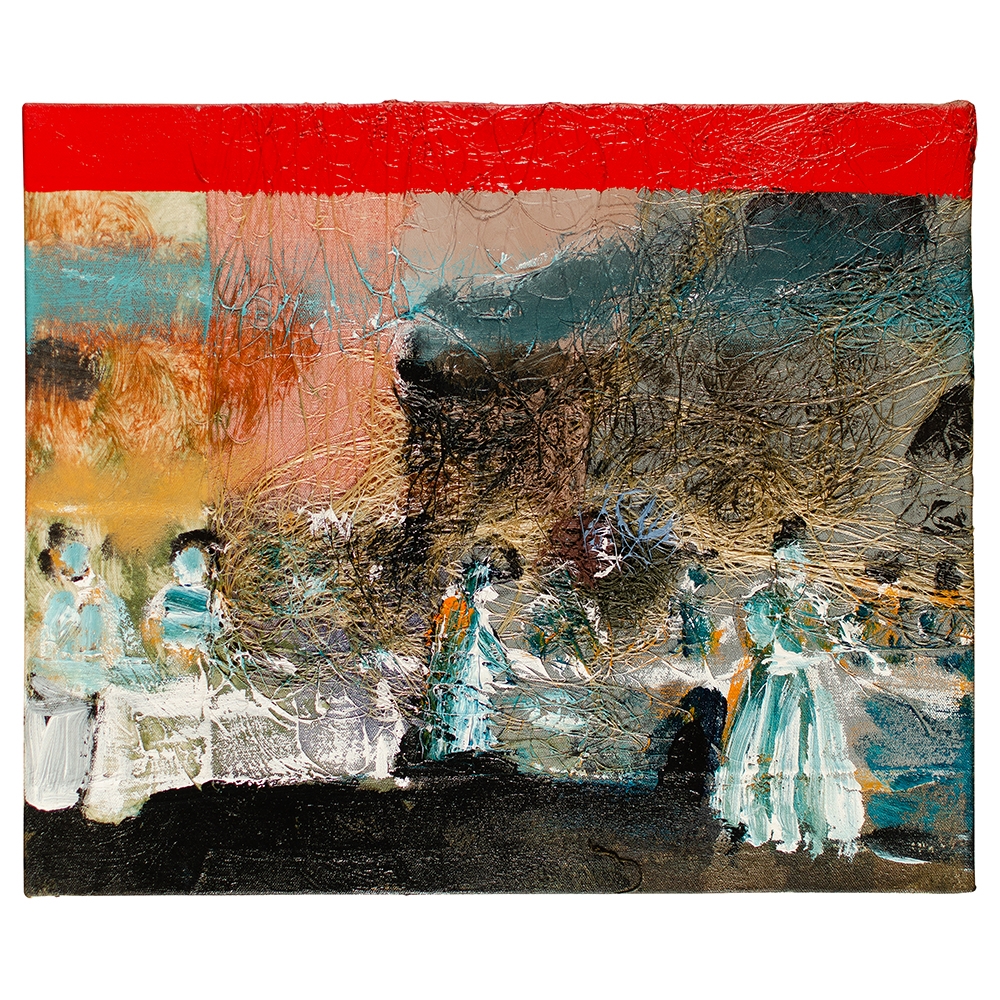 Merlin James | WOMEN IN A WORKROOM, 1996 – 2001 (1996 - 2001) | MutualArt