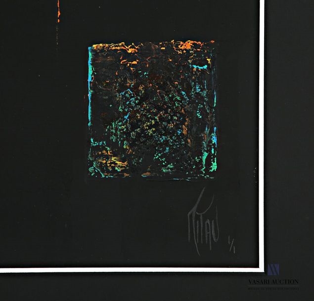 Max Mitau | Abstract composition with quadrilaterals and circle on ...