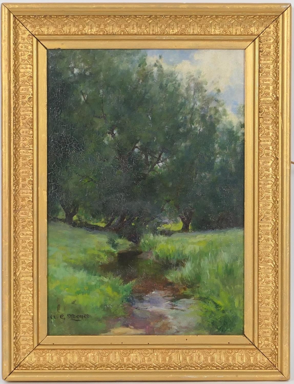 Adolf Campbell Meyer | Impressionist landscape | MutualArt