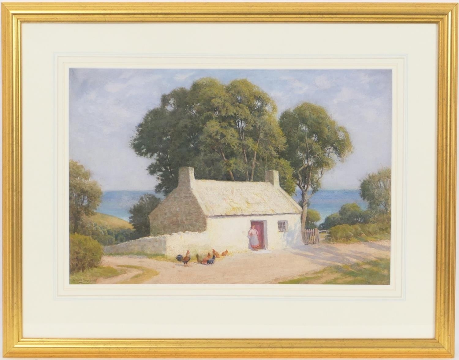 Arthur Claude Strachan | Crofter's cottage | MutualArt