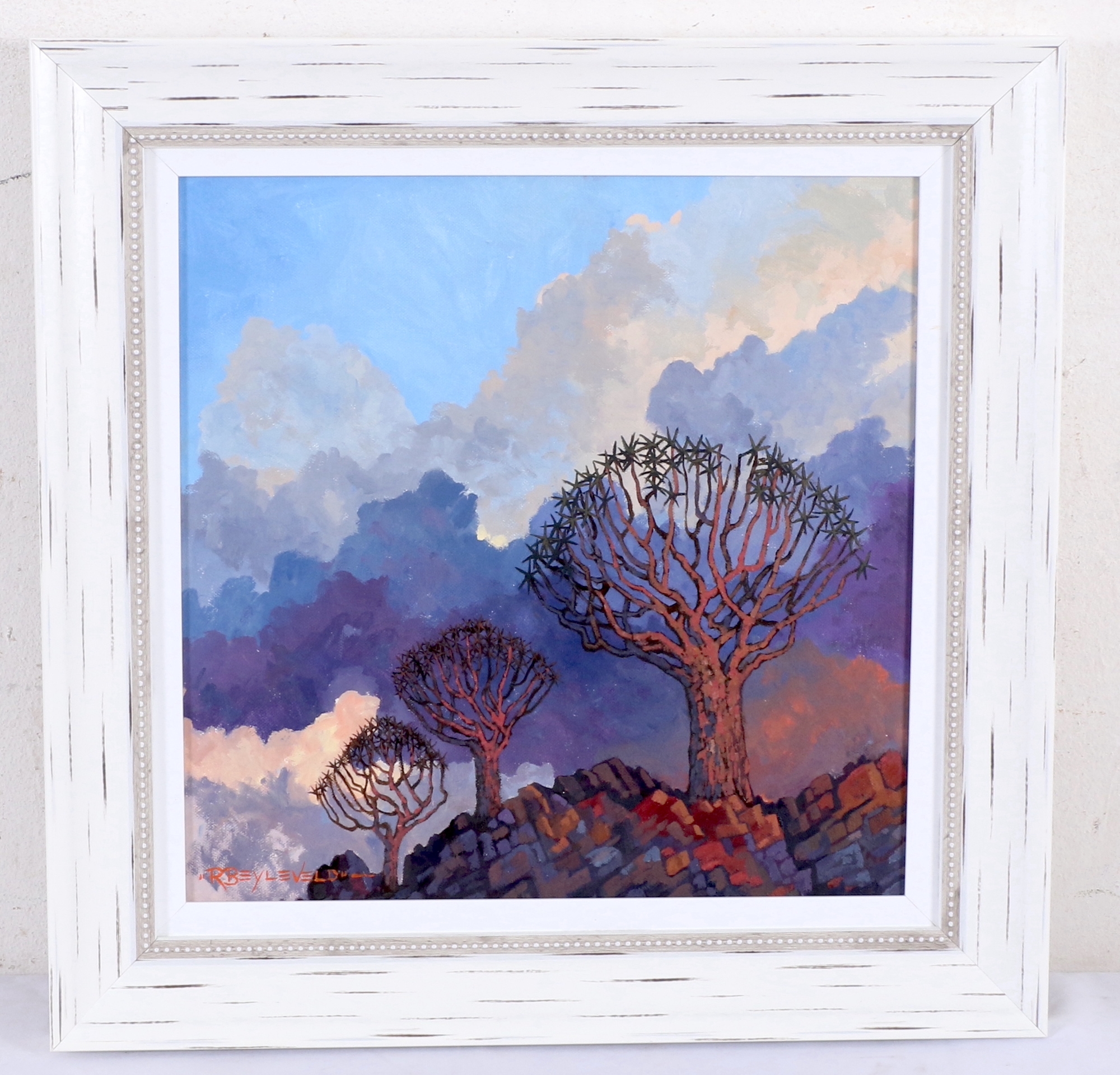 Richard Beyleveld | QUIVER TREES WITH STORM CLOUDS ROLLING IN | MutualArt