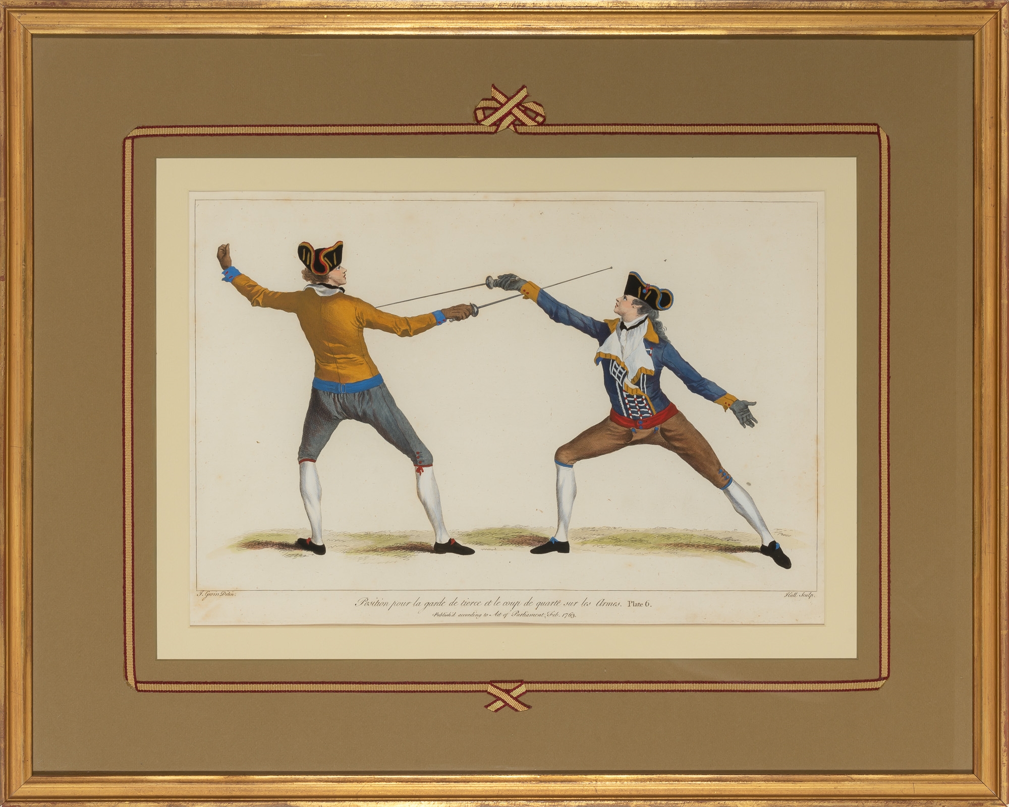 James Gwim | Fencing Scenes from Domenico Angelo's L'École des armes ...