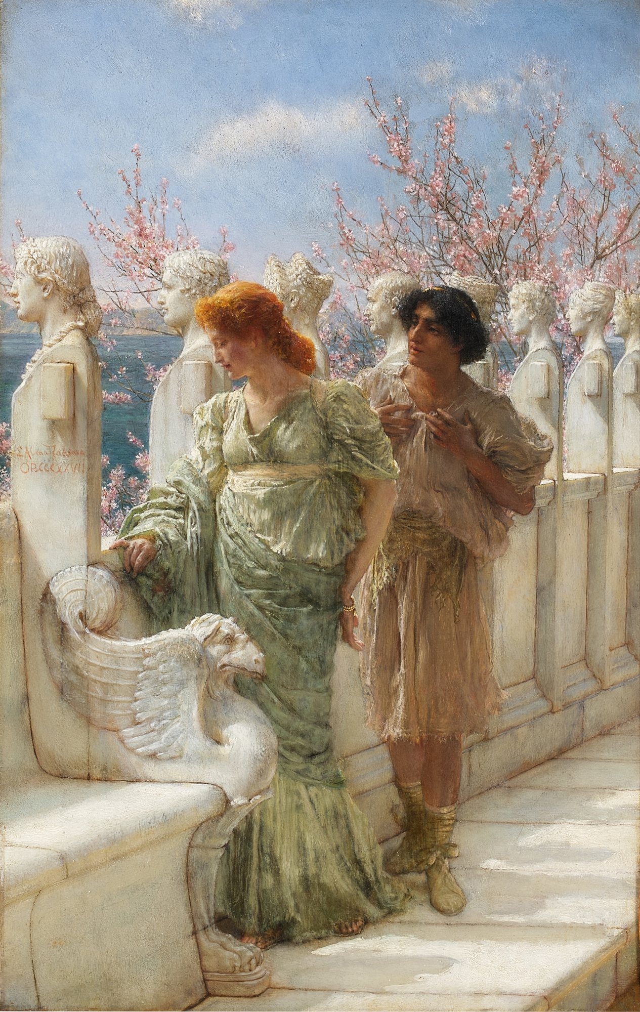 Sir Lawrence Alma-Tadema | A Coign of Vantage (1895) | MutualArt