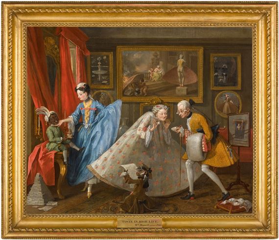 William Hogarth | Taste in High Life (or Taste à-la-Mode) (1742 ...