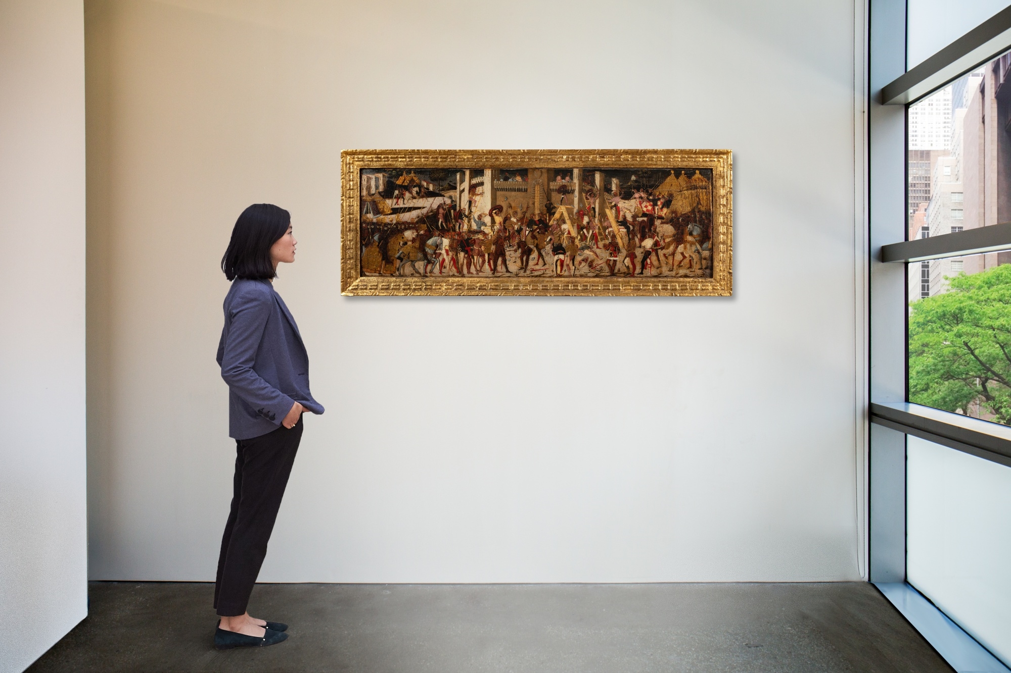 Florentine School, 15th Century | The Siege of Carthage, a cassone ...