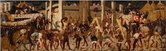 Florentine School, 15th Century | The Siege of Carthage, a cassone ...
