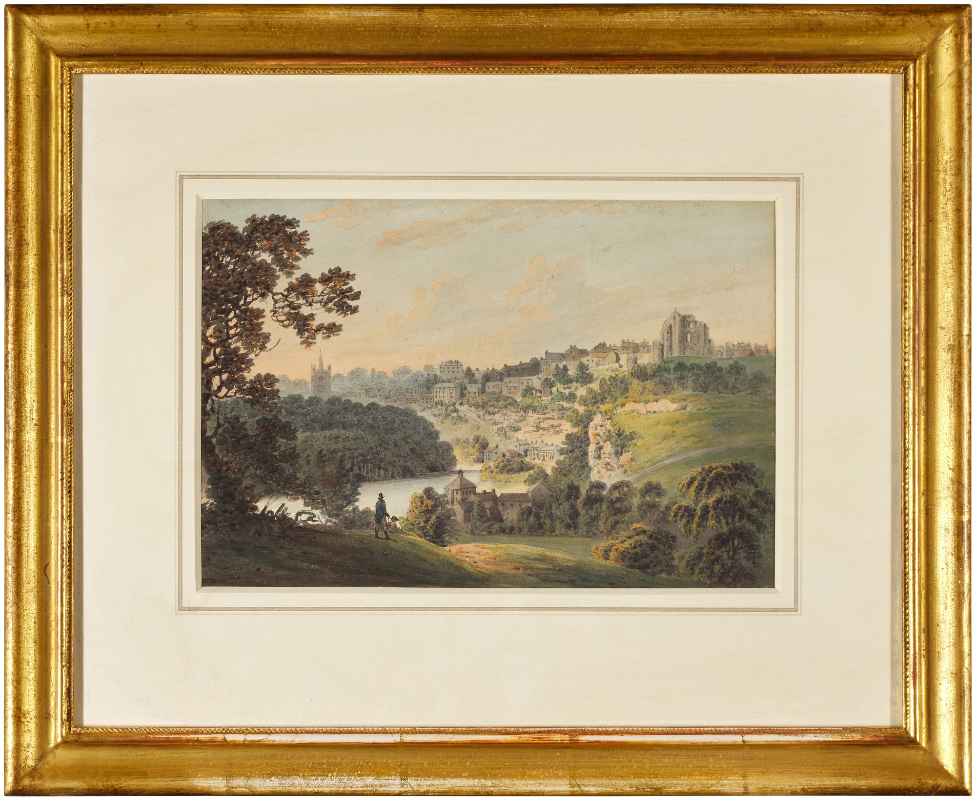 Francis Nicholson | Knaresborough, Yorkshire (1794) | MutualArt