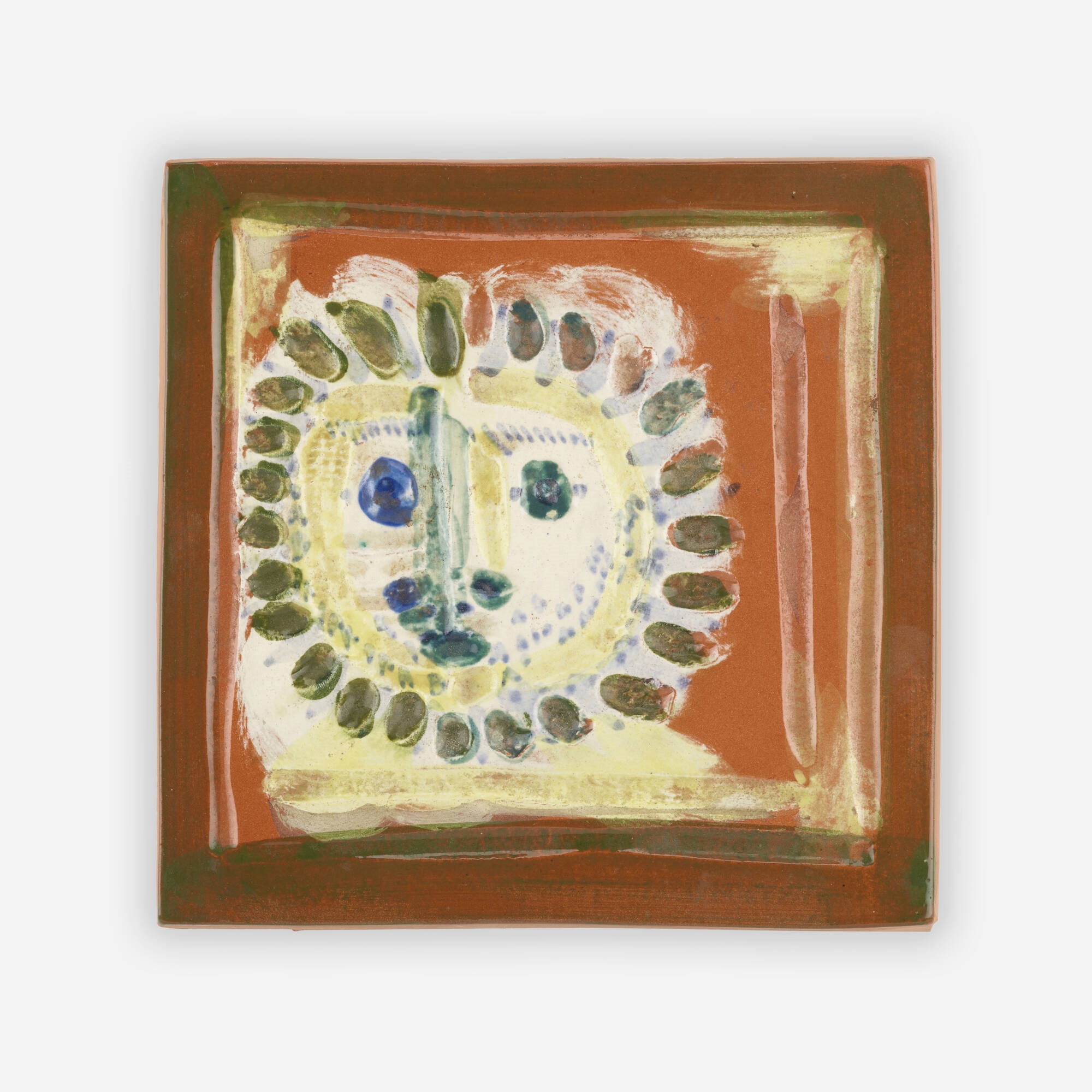 Pablo Picasso | Petit soleil tile (1968 - 1969) | MutualArt