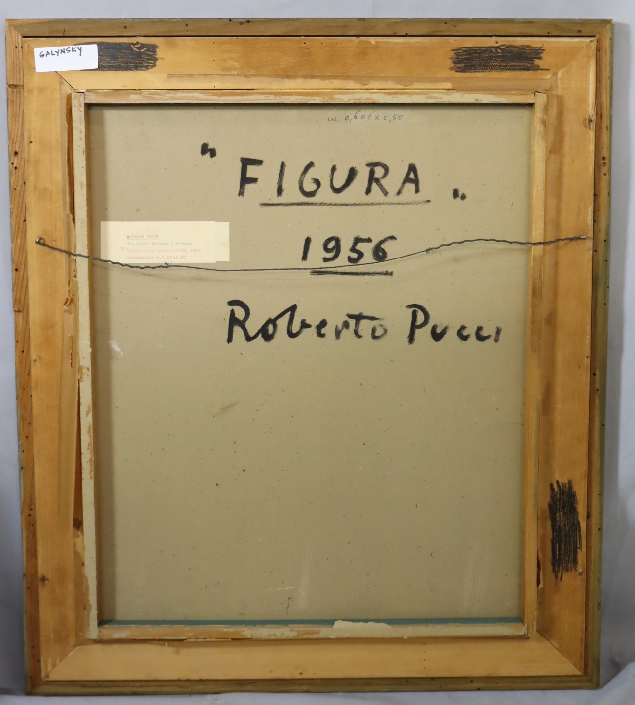 Roberto Pucci | Abstract figure | MutualArt