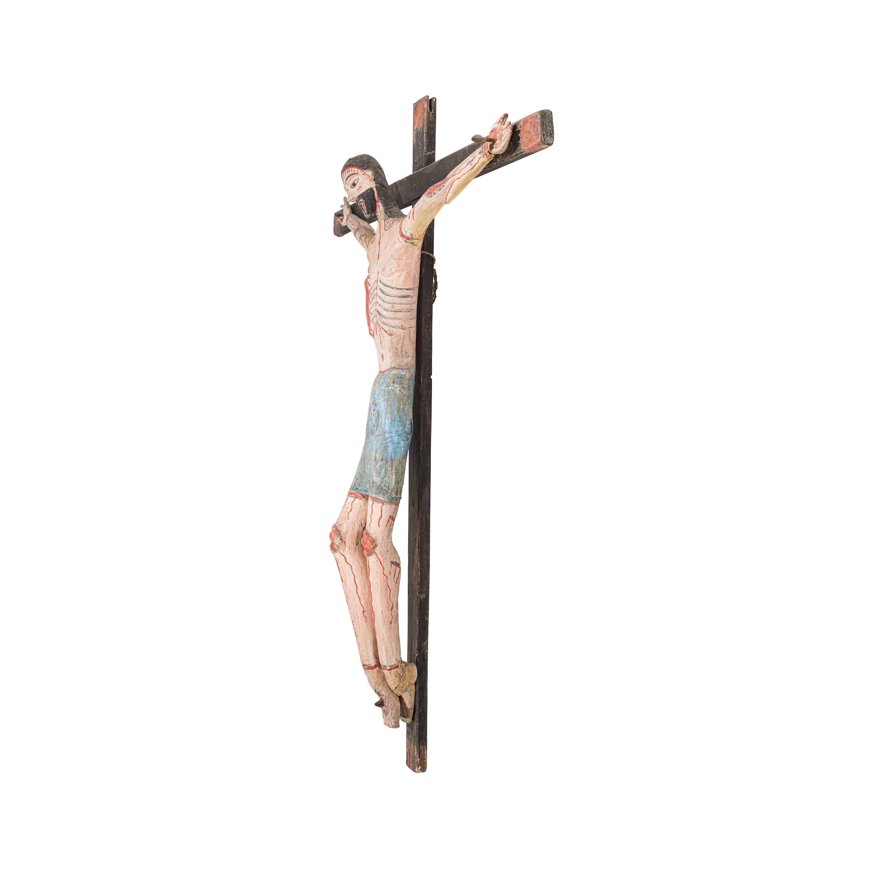 José Benito Ortega | A New Mexican bulto of the crucified Christ (1858 ...