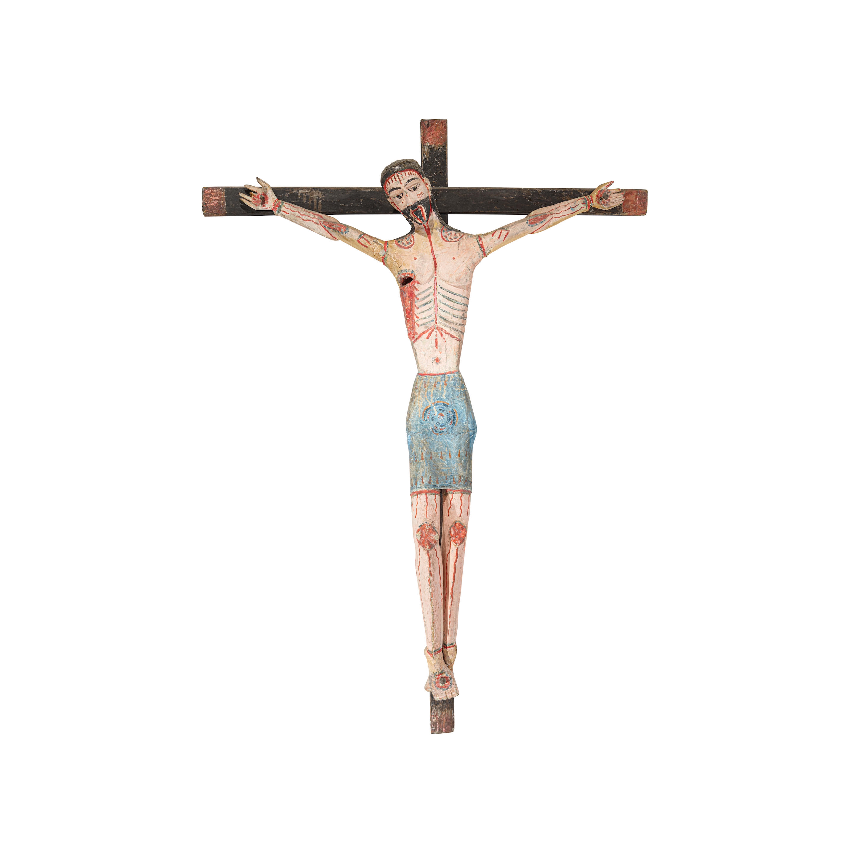 José Benito Ortega | A New Mexican bulto of the crucified Christ (1858 ...