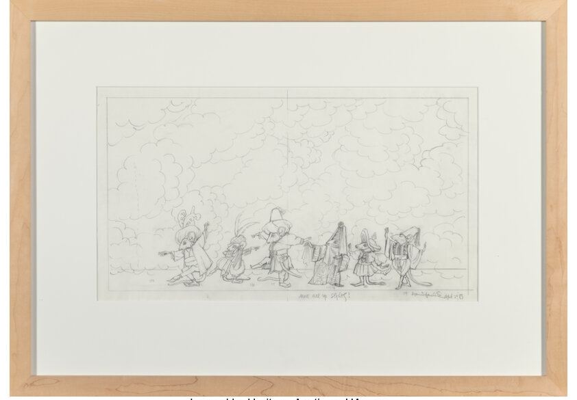 Maurice Sendak | Six Dancing Mice, Nutcracker, stage scrim study (1983 ...