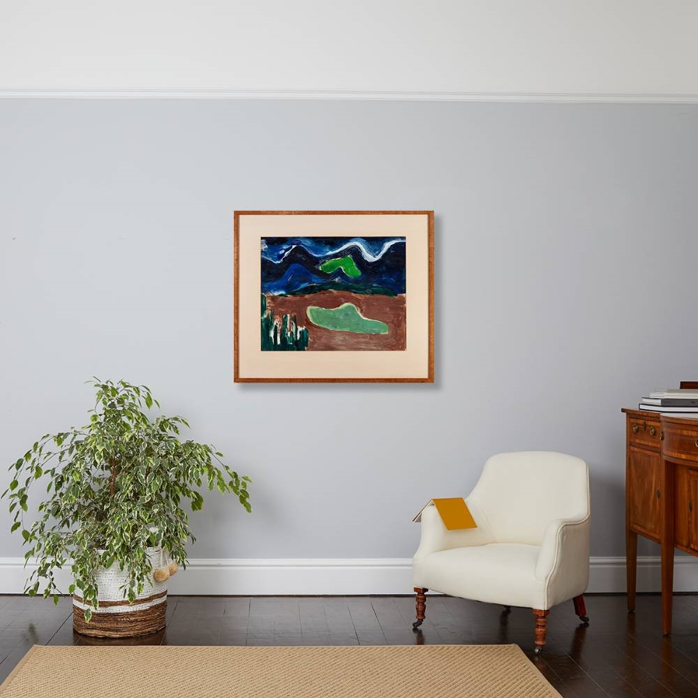 Doreen Vanston | LANDSCAPE WITH LAKE AND HILLS (1964) | MutualArt