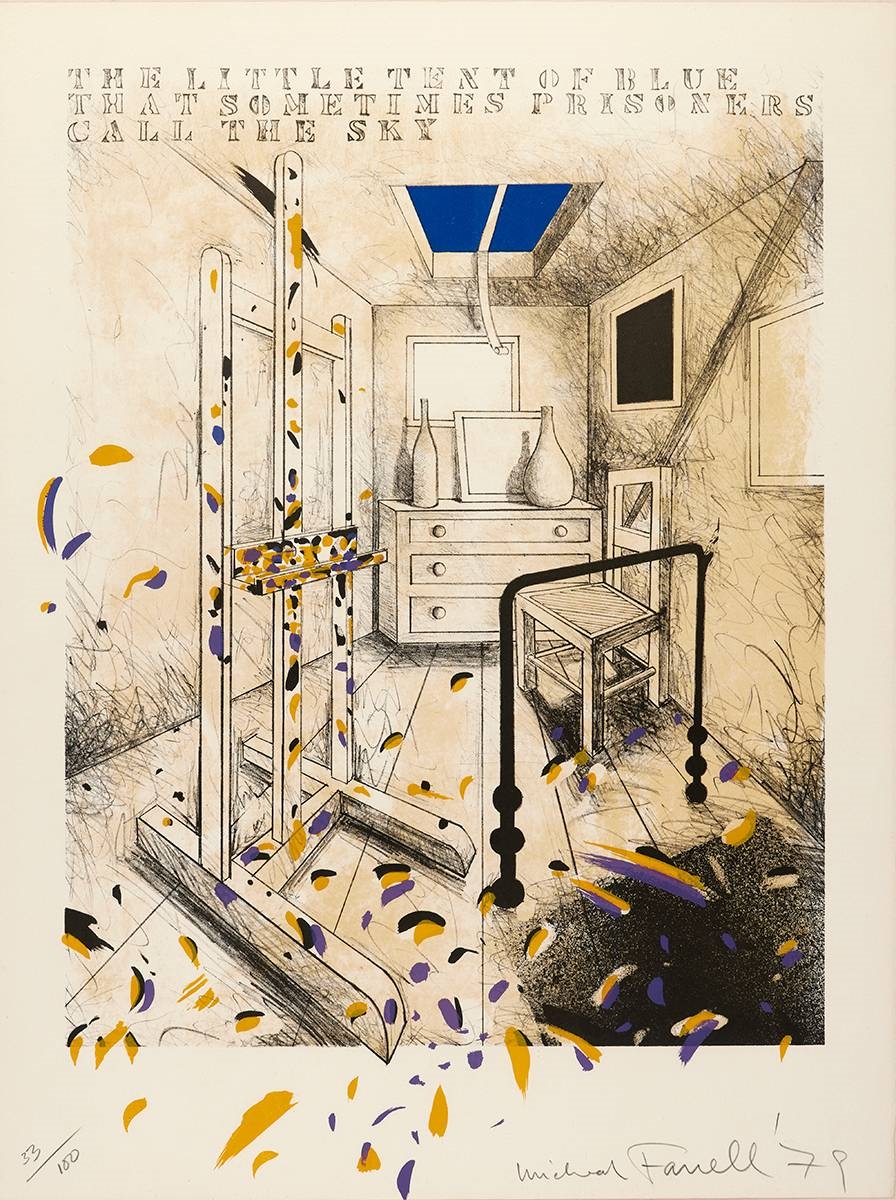 Michael Farrell | THE LITTLE TENT OF BLUE THAT SOMETIMES PRISONERS CALL THE SKY (1979) | MutualArt