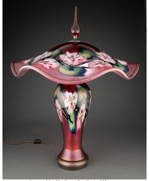 Charles Lotton | Glass Multi Flora Lamp (1999) | MutualArt