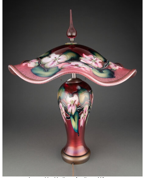 Charles Lotton | Glass Multi Flora Lamp (1999) | MutualArt