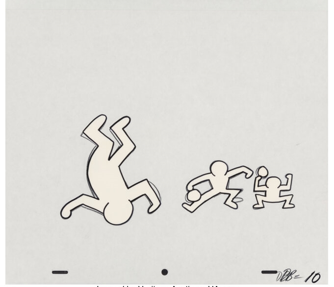 Keith Haring | Sesame Street animation drawings (3 works) (1987 ...