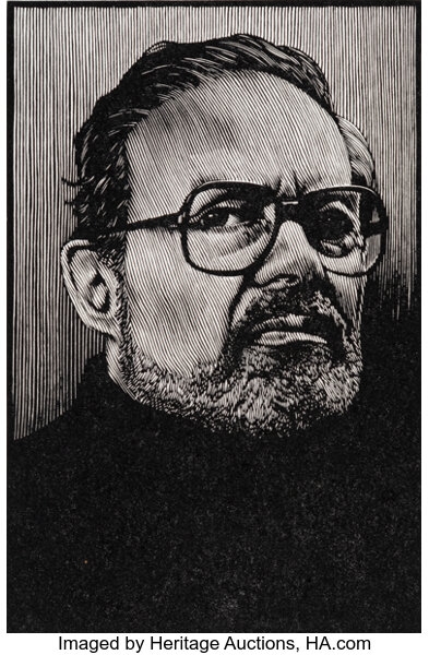 Barry Moser | Portrait of Maurice Sendak (2005) | MutualArt