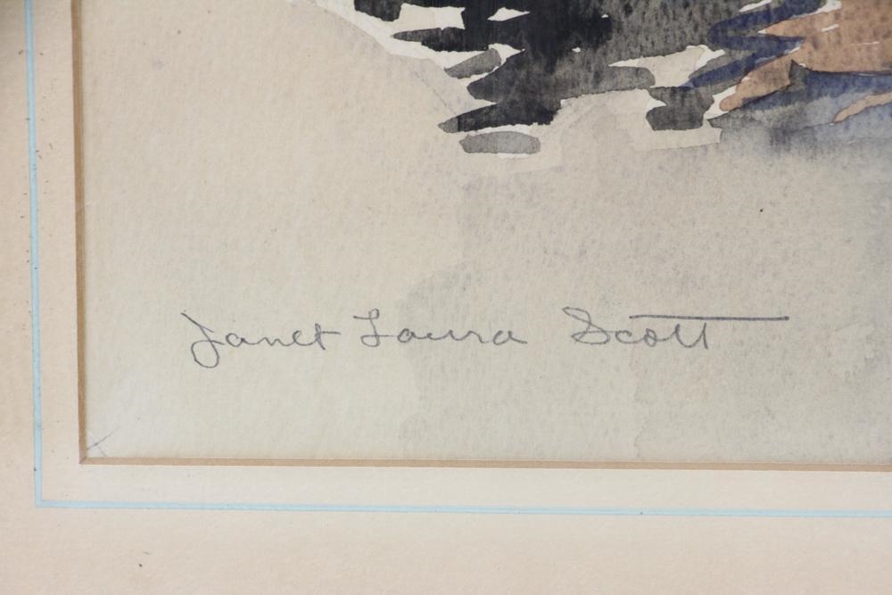 Janet Laura Scott | Janet Laura Scott Signed, Gloucester Pier | MutualArt