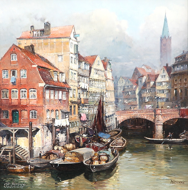 Detlev Nitschke | Alt-Hamburg – Winserbrücke | MutualArt